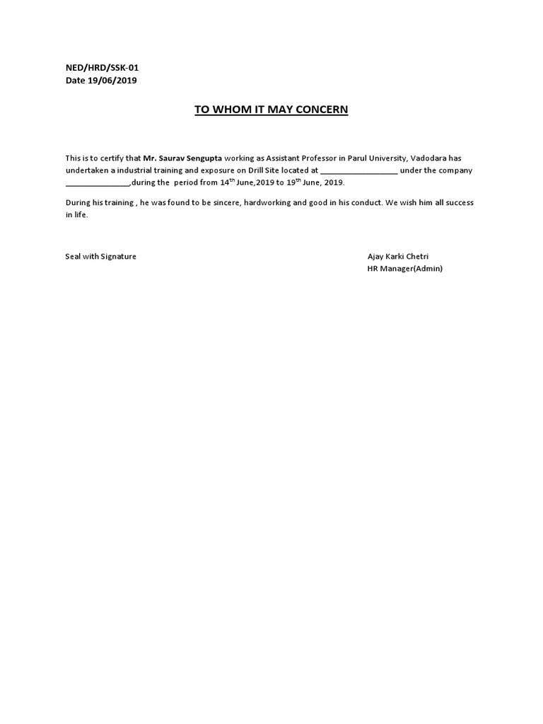 NED Certificate | PDF | Career & Growth