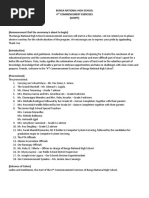 Inset Opening Script | PDF