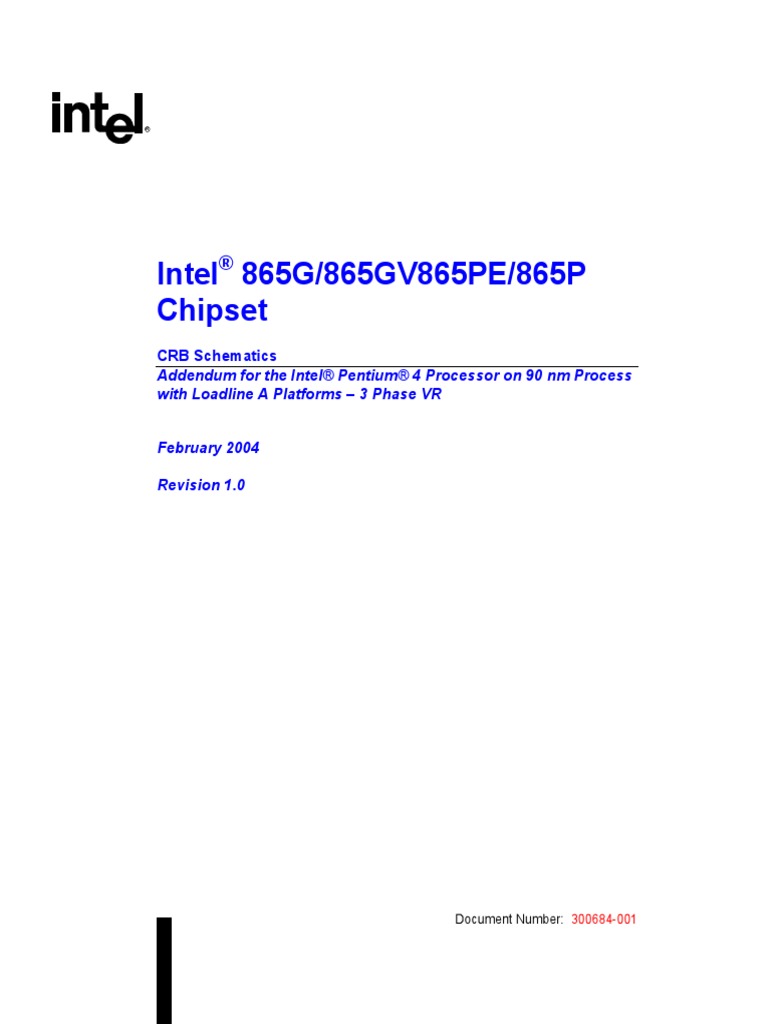 Intel 865 Chipset | PDF | Intel | Trademark