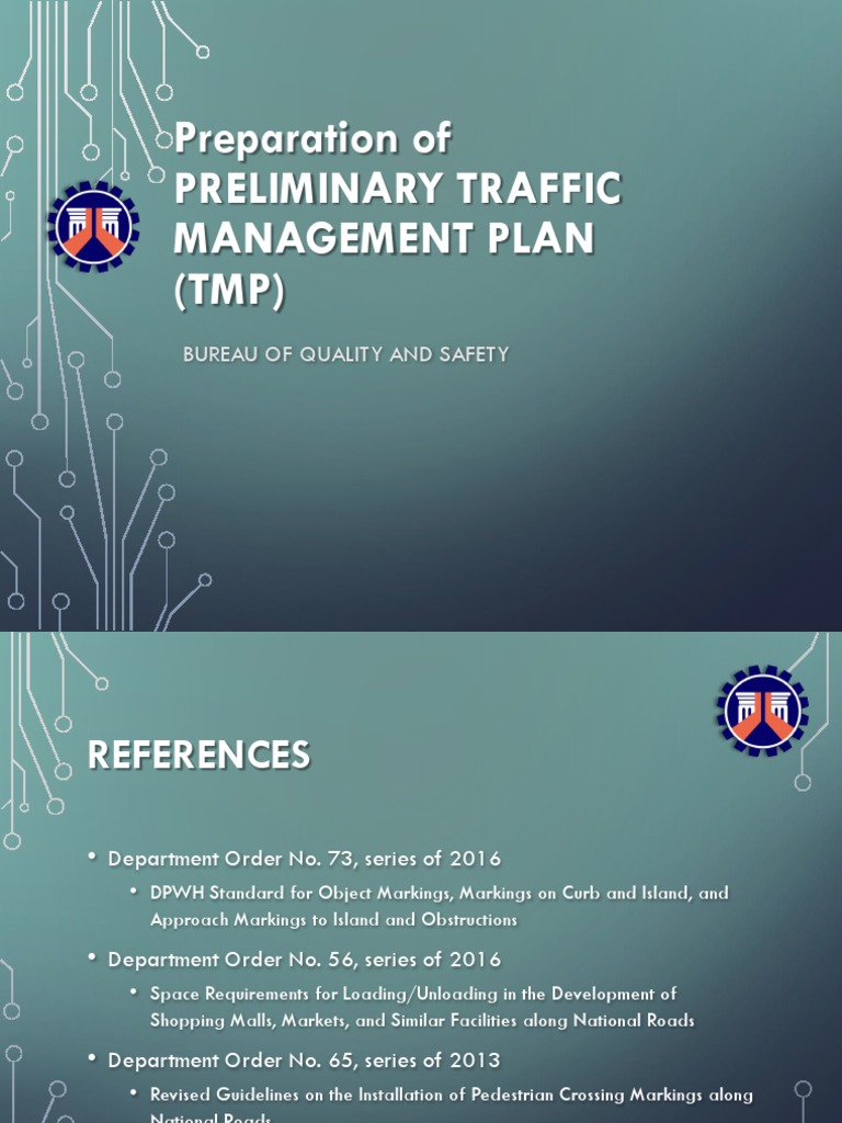 05 Traffic Management Plan (TMP) | PDF | Pedestrian Crossing | Traffic