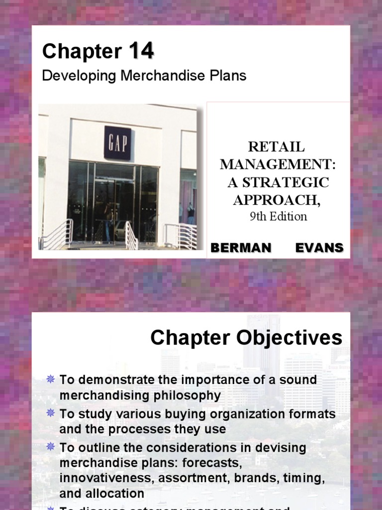 Developing Merchandise Plans: Retail Management: A Strategic Approach ...