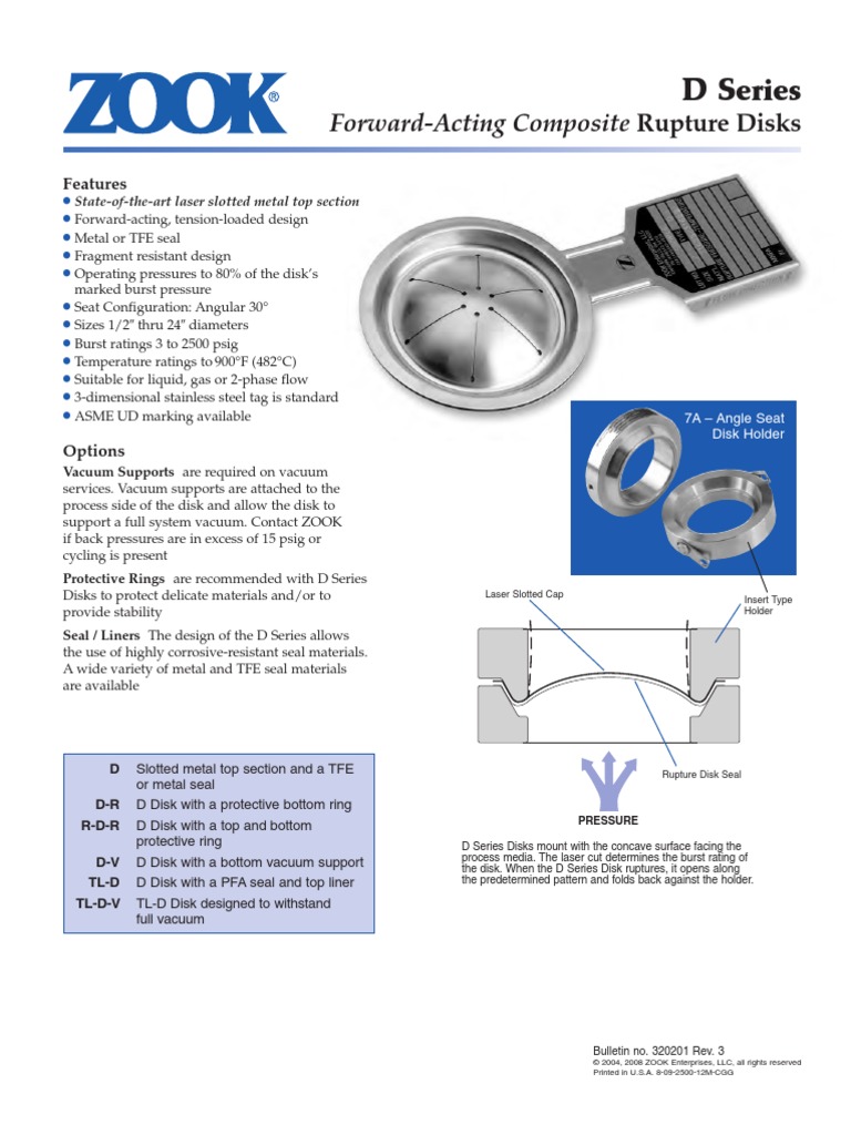 Rupture Disc | PDF | Engineering Tolerance | Vacuum