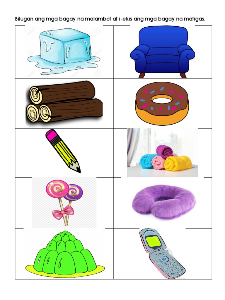 Bilugan Ang Mga Bagay Na Malambot at I | PDF