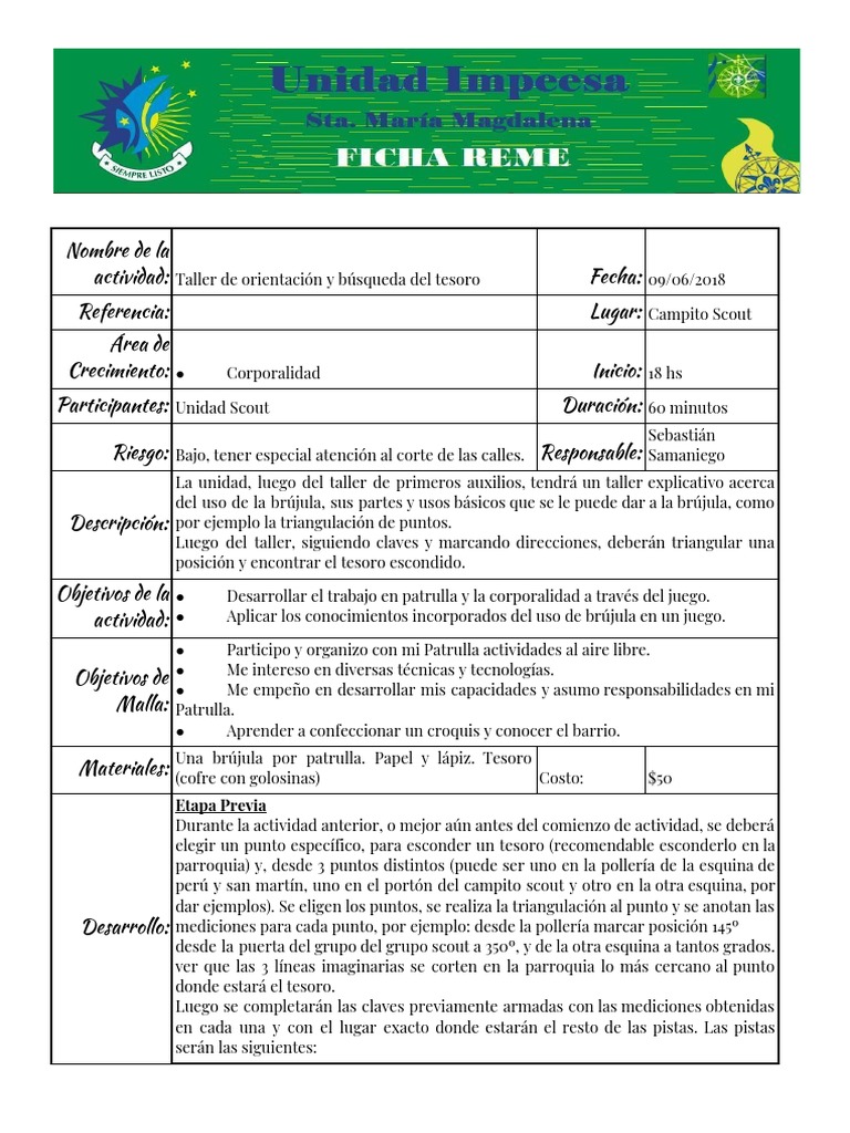 Hojas De Trabajo Con Actividades Para Los Boy Scouts