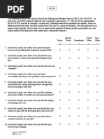 SPAQ-SAD Questionnaire | PDF | Neuroscience | Psychological Concepts