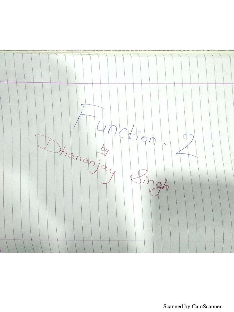 Function 2 | PDF