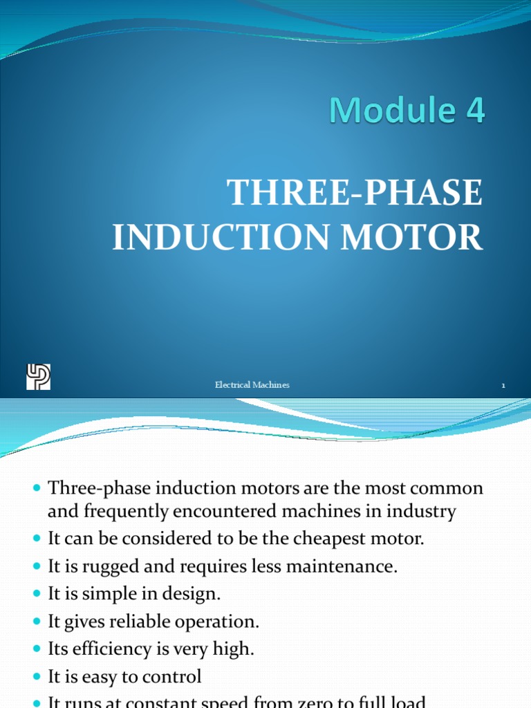 Three Phase Motor PDF | PDF | Electric Motor | Electric Power