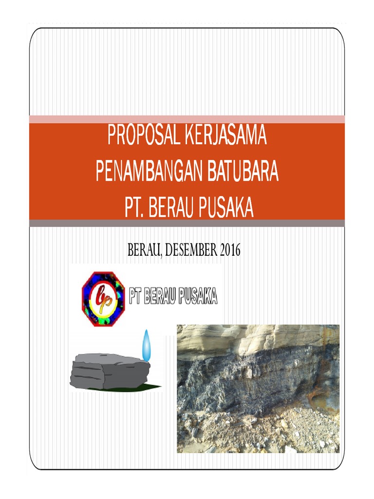 Kerjasama Penambangan Batubara IUP Eksplorasi PT. Berau Pusaka | PDF