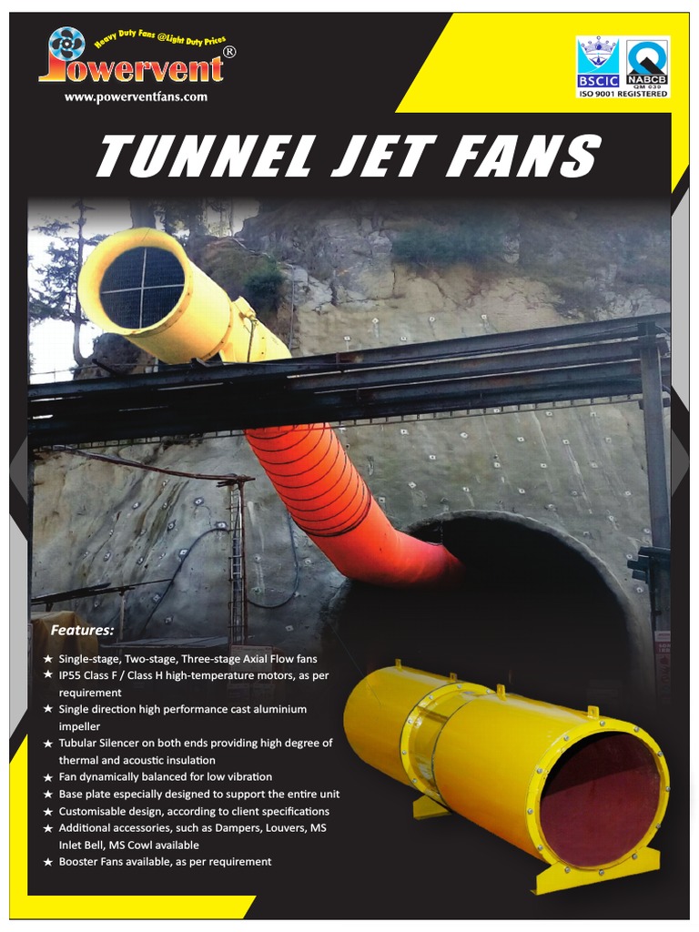 Tunnel Jet Fan | PDF | Energy Technology | Propulsion