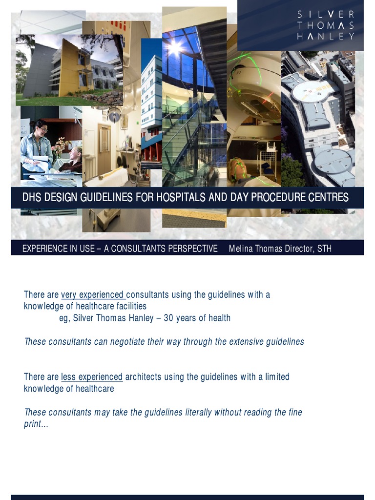 DHS Design Guidelines For Hospitals and Day Procedures | PDF ...