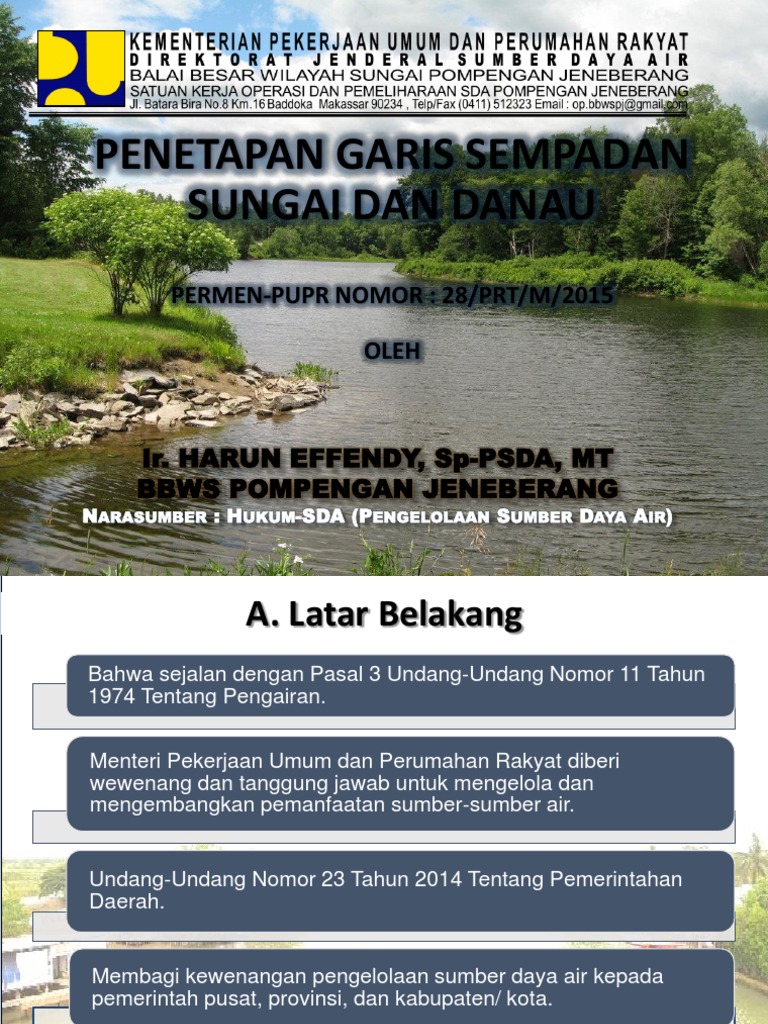 Sempadan Sungai | PDF