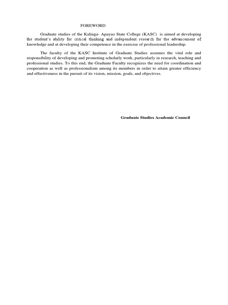 Foreword | PDF | Thesis | Behavior Modification