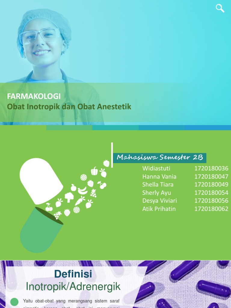 Inotropik & Anaestetik | PDF