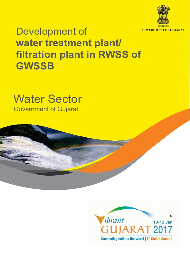 Water Treatment Plant Filtration Plant in RWSS of GWSSB PDF | PDF ...