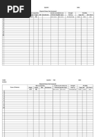 OPP Fitness Log | PDF | Physical Fitness