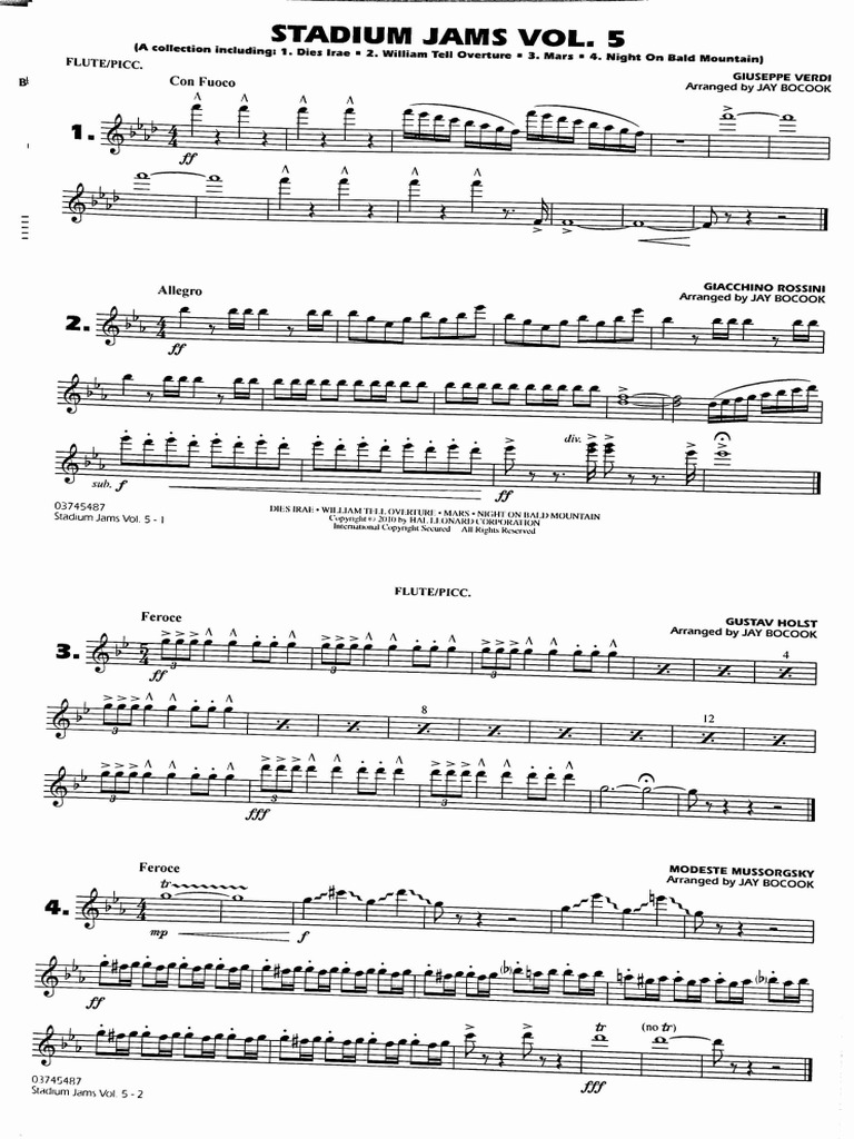 Stadium Jams Vol. 5 | PDF