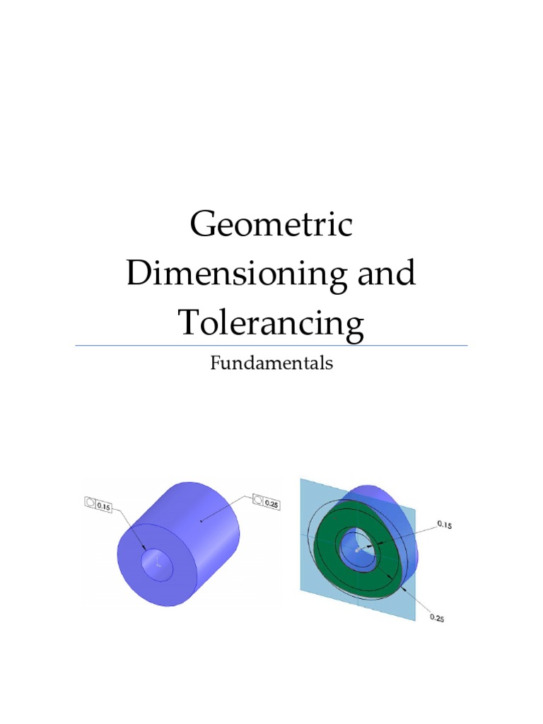 Geometric Dimensioning and Tolerancing: Fundamentals | PDF ...