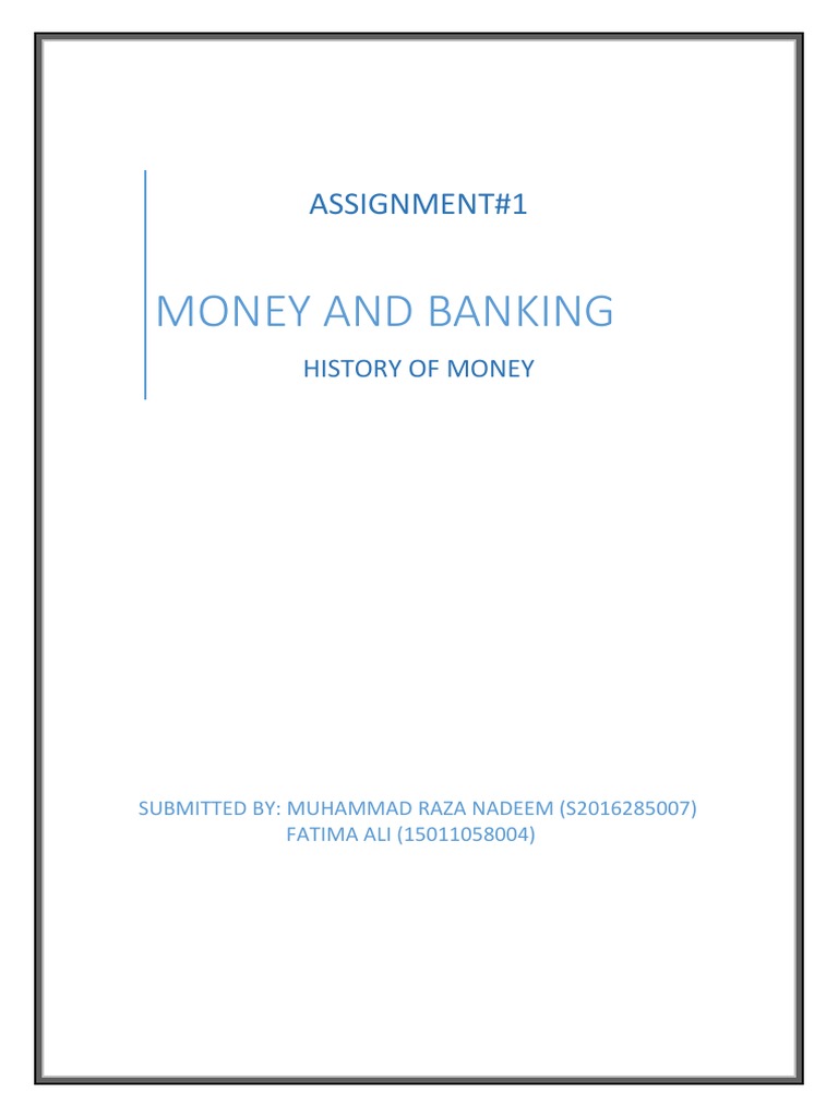 History of Money and Banking | PDF