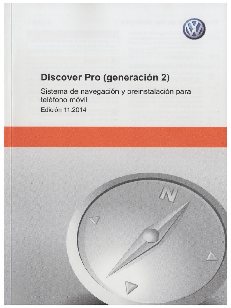 Manual Del VW Discover Pro | PDF