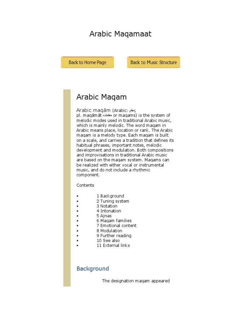 Understanding Maqam Zanjaran in Arabic Music | PDF | Musical Notation ...