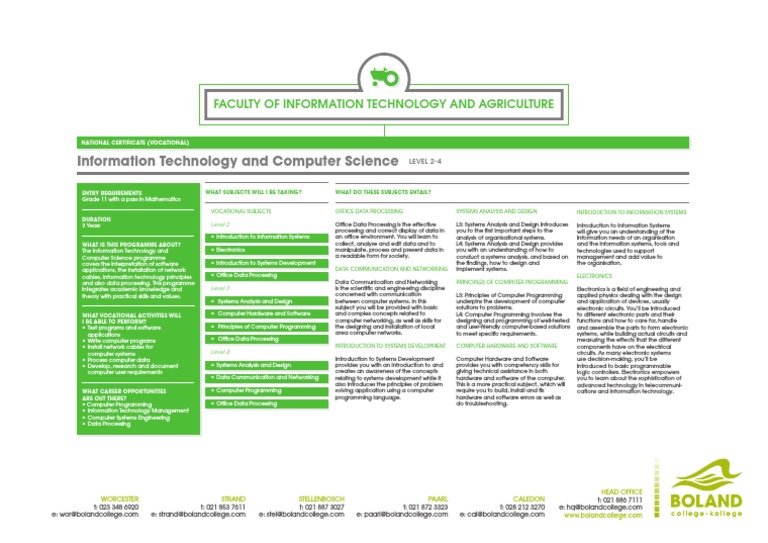 Boland College IT and Computer Science | Download Free PDF | Computer ...