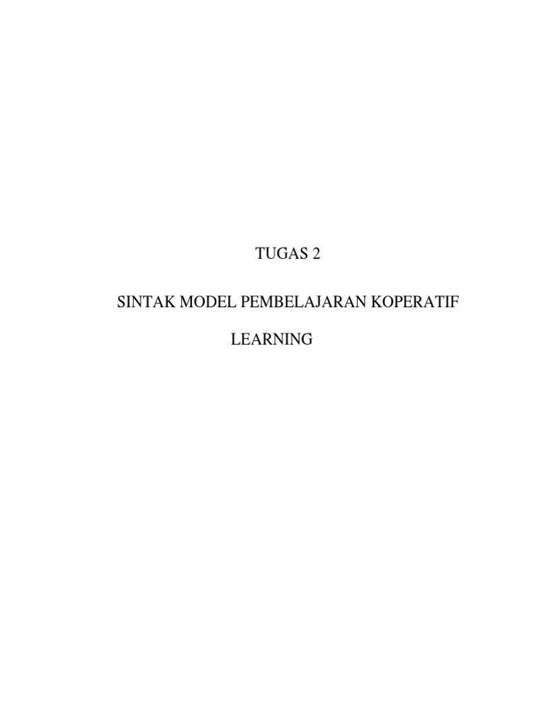 Sintak Jigsaw | PDF