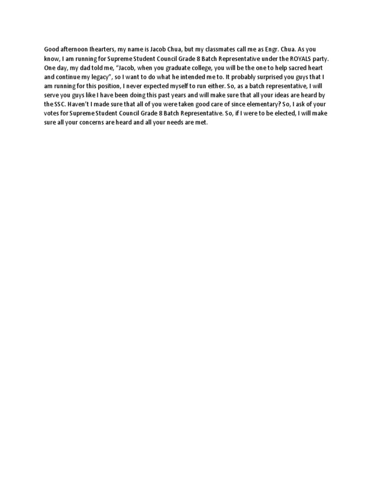 Batch Rep Speech | PDF