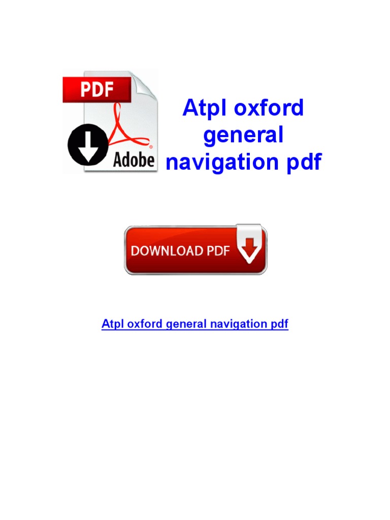 Atpl Oxford General Navigation PDF | PDF | Computer Hardware | Computing