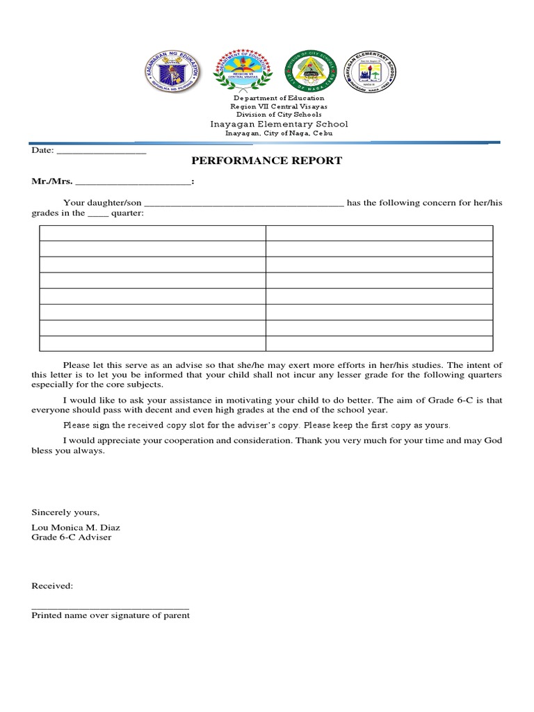 Written Reprimand Sample | PDF