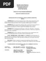 Executive Order No. 003 Creating BNC | PDF