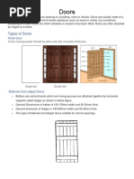 Schedule of Doors and Windows: D1 D2 D3 D4 | PDF | Door | Architectural ...