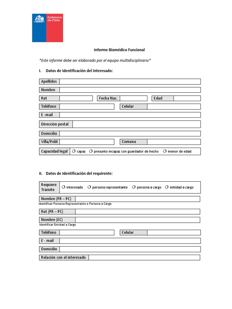 Informe Biomedico Funcional | PDF | Especialidades Medicas | Medicina