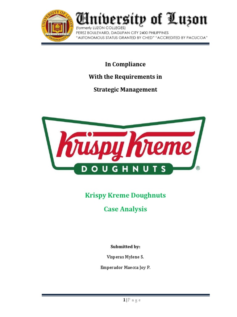 Krispy Kreme Analysis Final | PDF | Business Economics | Economies