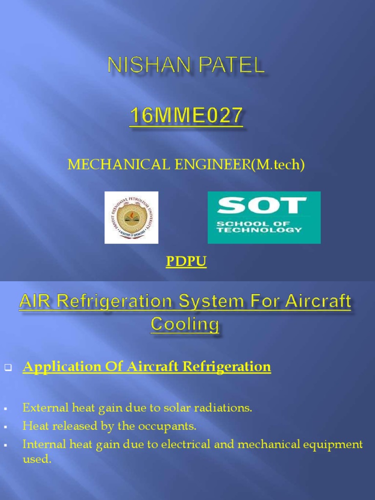 Aircraft Refrigeration Systems Overview | PDF | Air Conditioning ...
