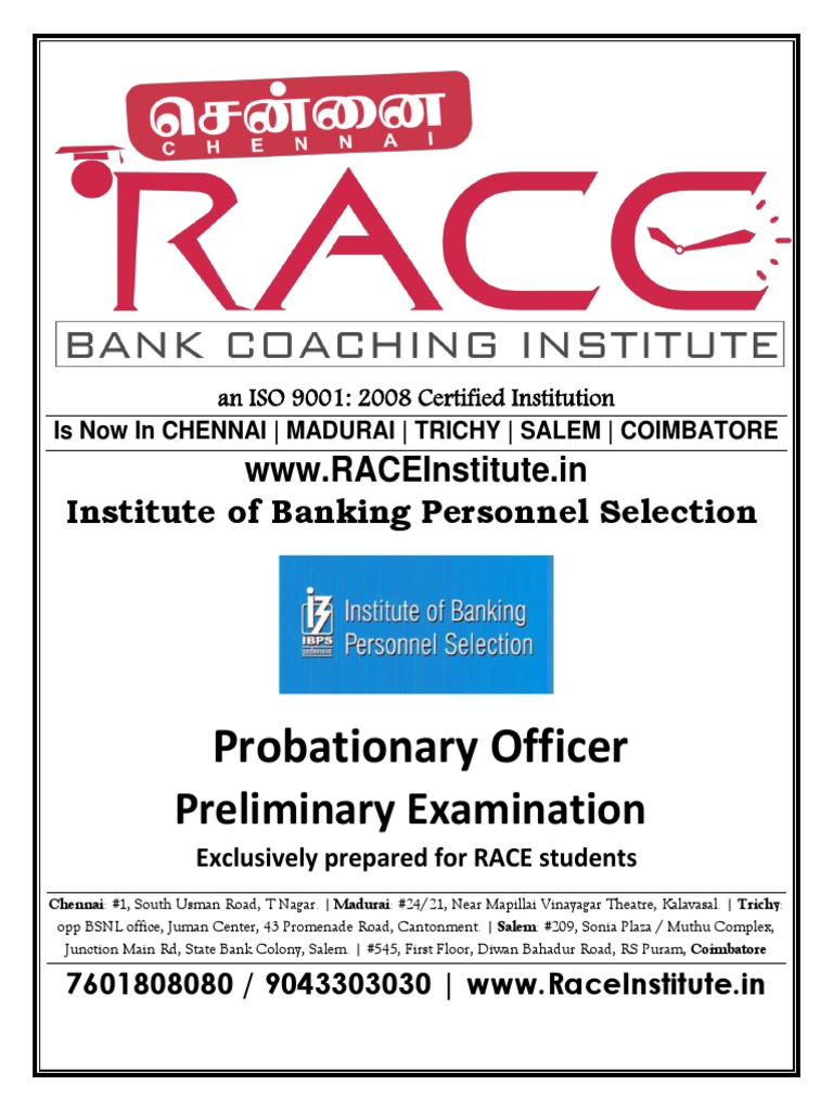 Ibps Sbi Bank Clerk PO SO Previous Year Question Paper Model Paper 40 ...