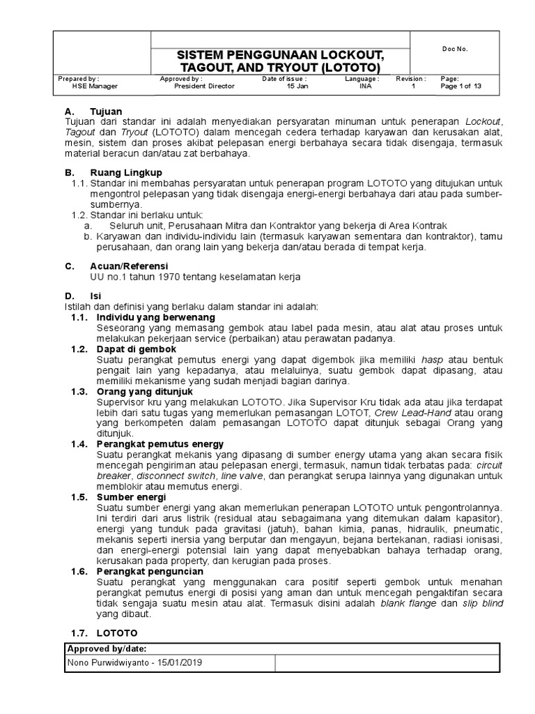 Materi Sistem Lototo | PDF