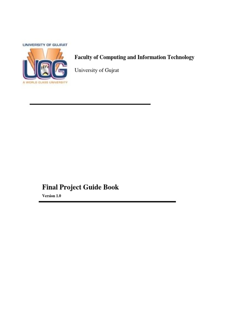 Final Project Guide Book: Faculty of Computing and Information ...
