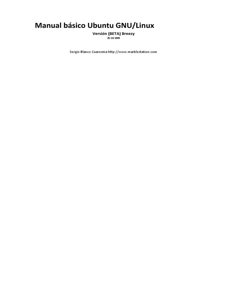 Ubuntu | PDF | Software libre | Software propietario