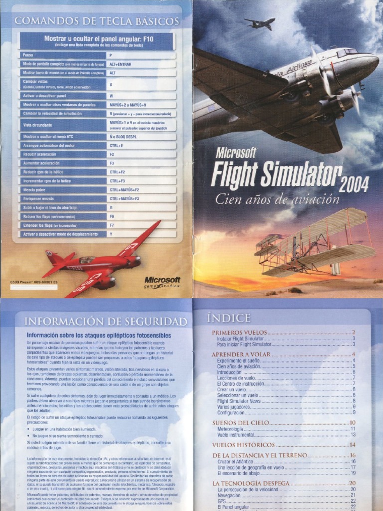 Manual MS Flight Simulator 2004 Español - Lamularomera PDF | PDF