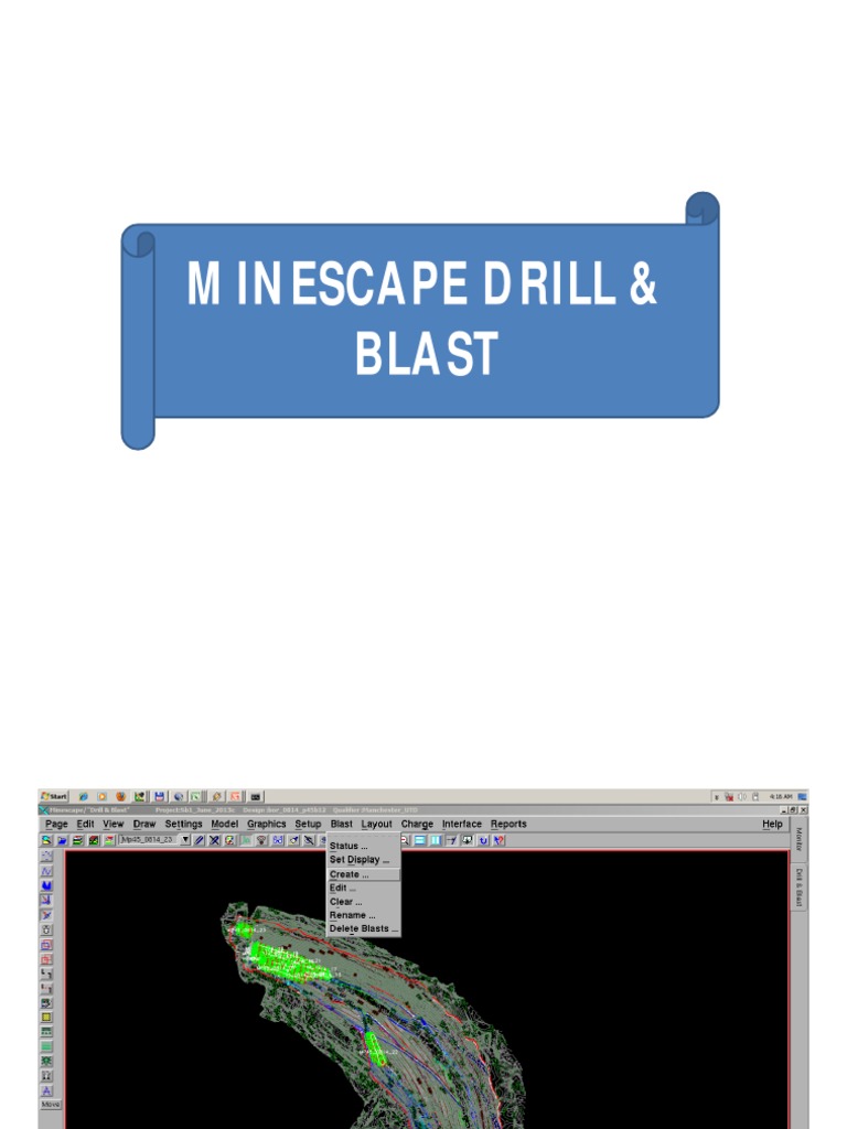 Tutorial Drill Blast Minescape | PDF
