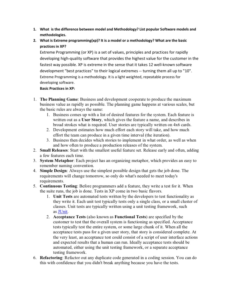 What Is The Difference Between Model and Methodology | PDF | Unit ...