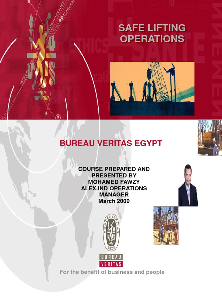 M Fawzy-BV - Safe Lifting Operations Training For Crane Operators | PDF ...