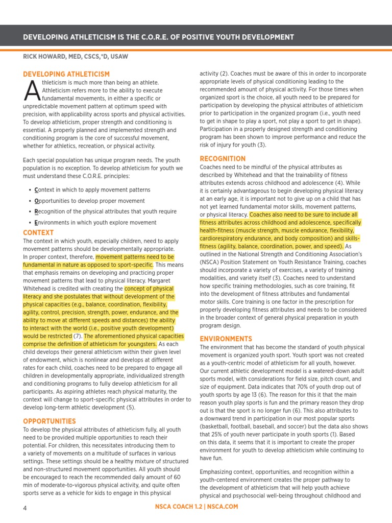 NSCA Coach Volume 1.2 | PDF | Strength Training | Anatomical Terms Of ...