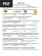 Filipino Grade3 Activity Sheets | PDF