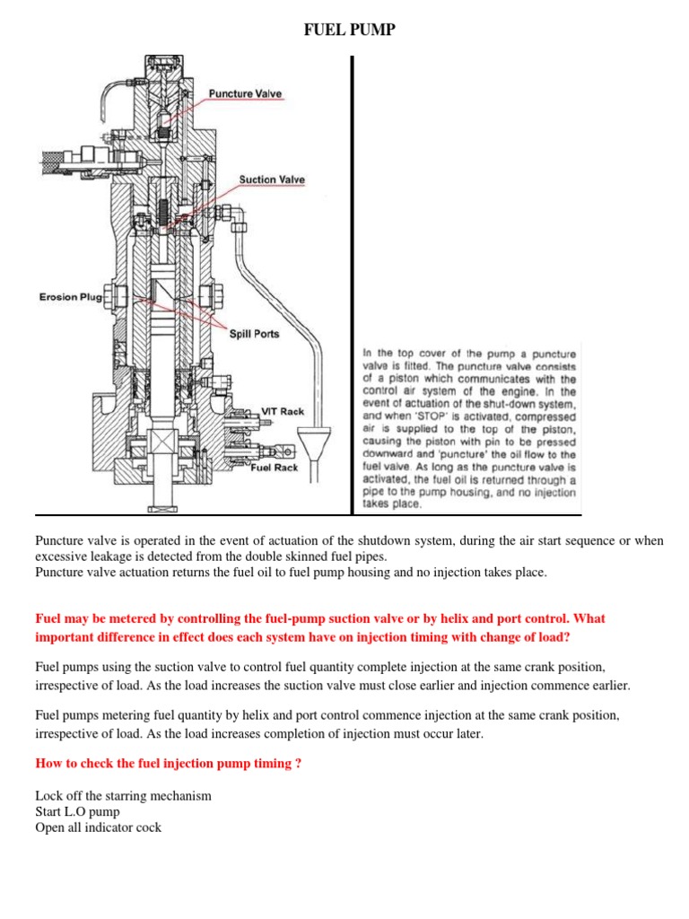 Fuel Pump | PDF | Turbocharger | Cylinder (Engine)