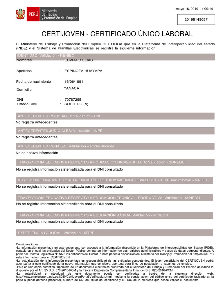 Certi Joven | PDF | Business | Science