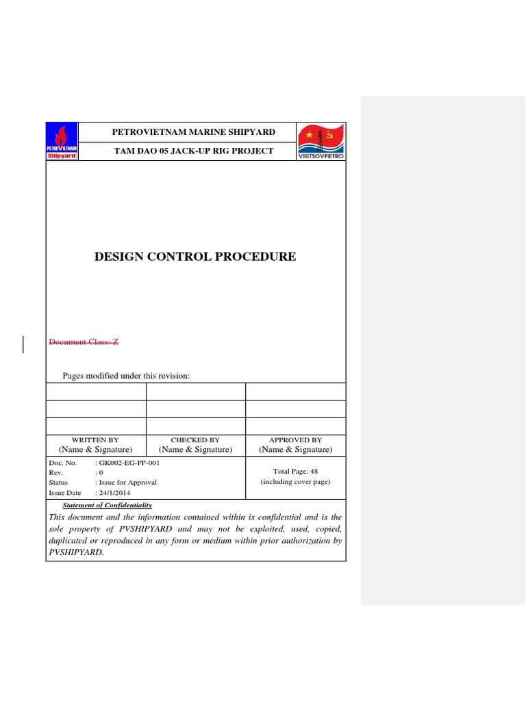Design Control Procedure 2014.02.12 | PDF | Technical Drawing | Engineering