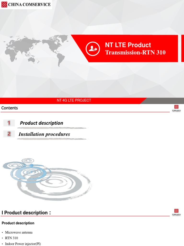 NT LTE Product Transmission-RTN 310 | PDF | Electrical Connector ...