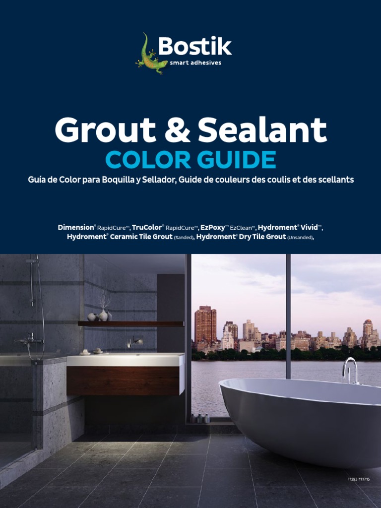 Grout Color Brochure 111715 | PDF | Building Materials | Building ...