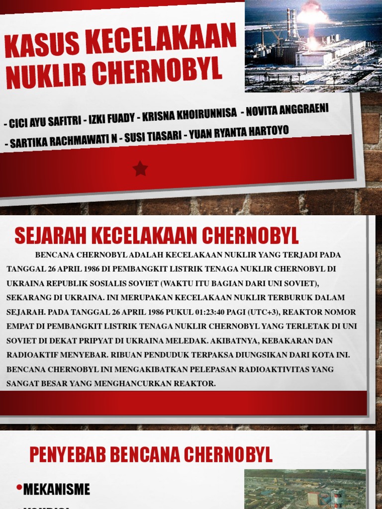 Penyebab dan Dampak Chernobyl 1986 | PDF